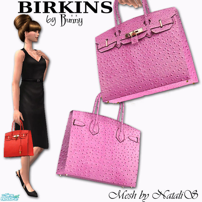 The Sims Resource | Birkins by Bunny: Pink Ostrich