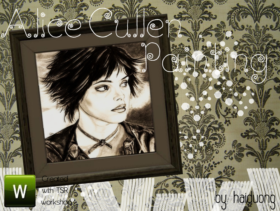 The Sims Resource | Alice Cullen Painting