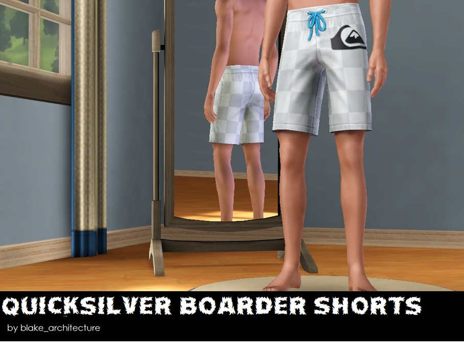 The Sims Resource | Quicksilver Boarder Shorts