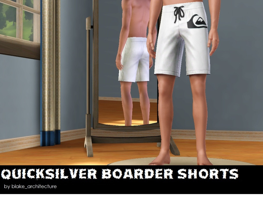 The Sims Resource | Quicksilver Boarder Shorts