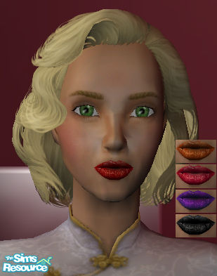The Sims Resource - Glistening Romantic Lipstick