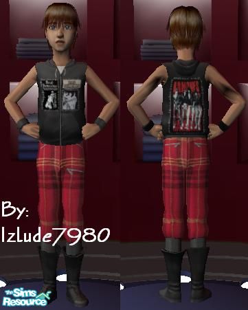 The Sims Resource | Child Punk