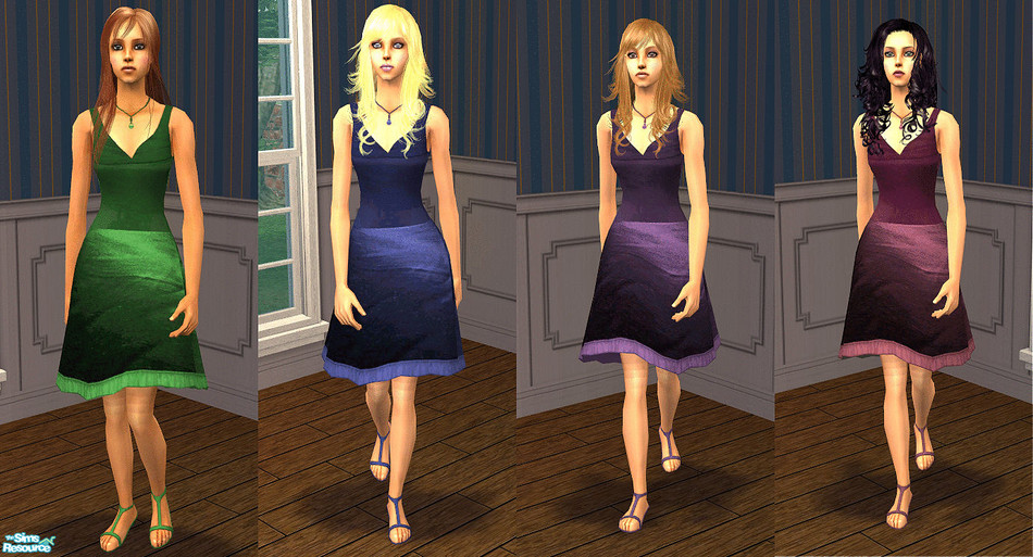 The Sims Resource - Dress set 1