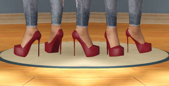 The Sims Resource | sexy red pumps