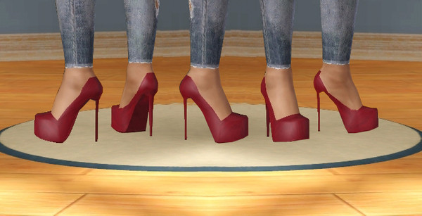 The Sims Resource - sexy red pumps
