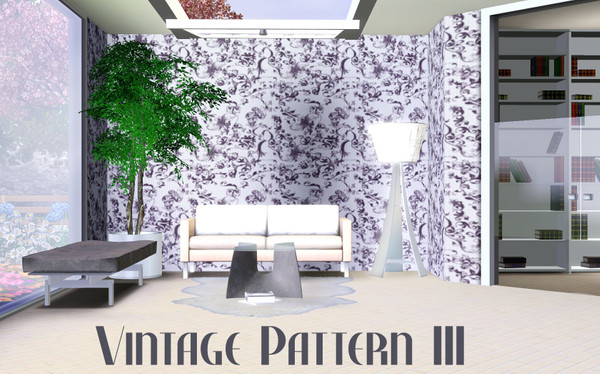 The Sims Resource | Vintage Pattern III