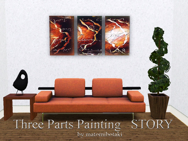 The Sims Resource - Three Parts Painting Story