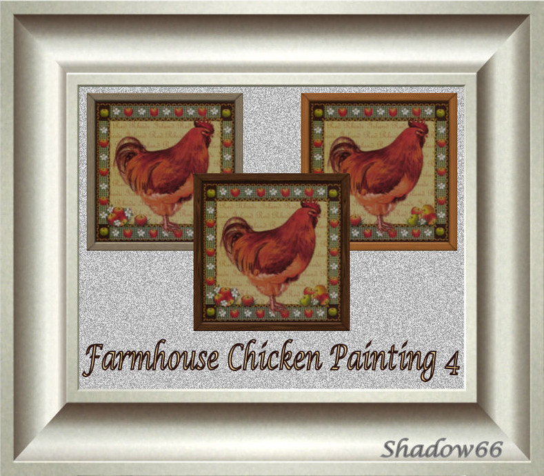 The Sims Resource | S66 - Farmhouse Chicken 4 Painting
