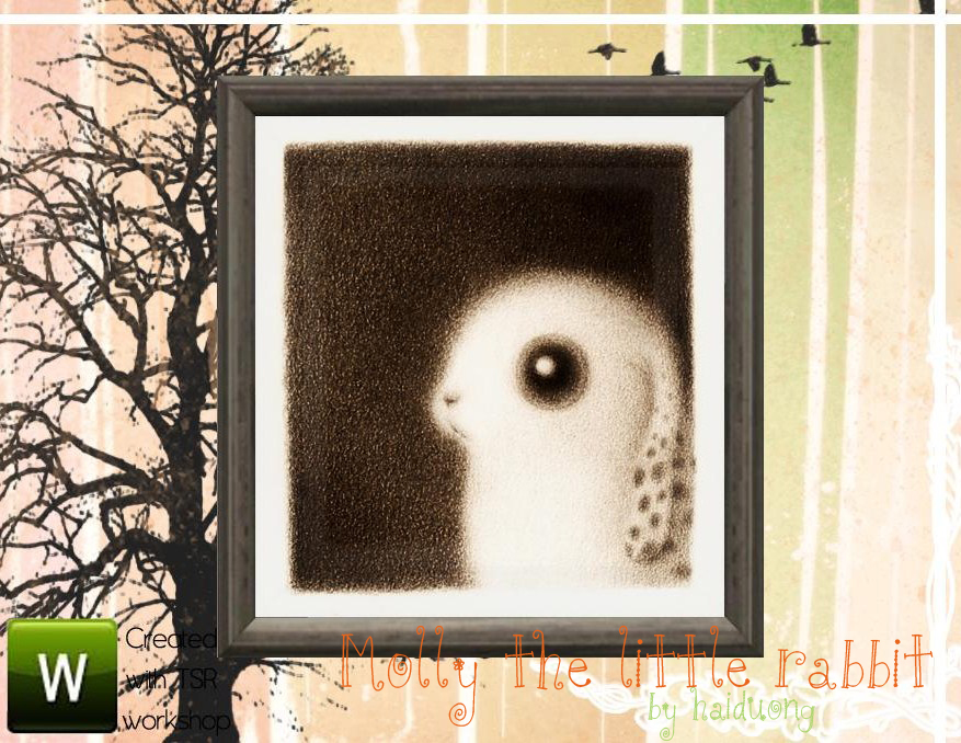 The Sims Resource | Molly The Rabbit Painting