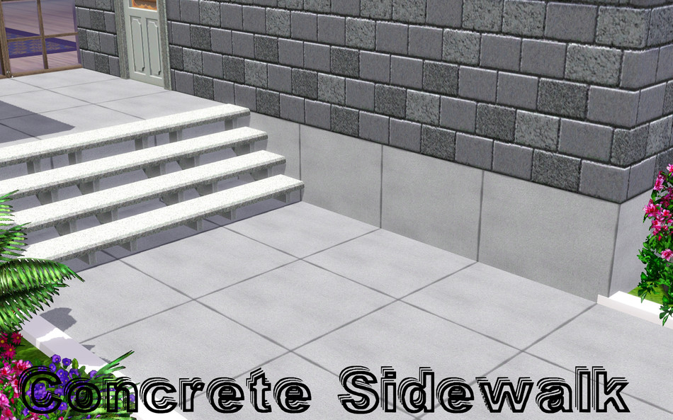 The Sims Resource - Concrete Sidewalk