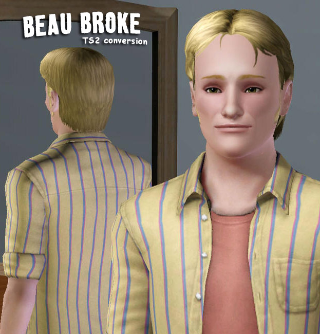The Sims Resource - Beau Broke (Bial Malpaga)