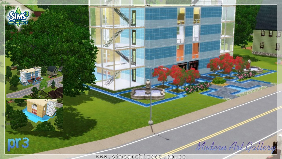 The Sims Resource - Modern Art Gallery