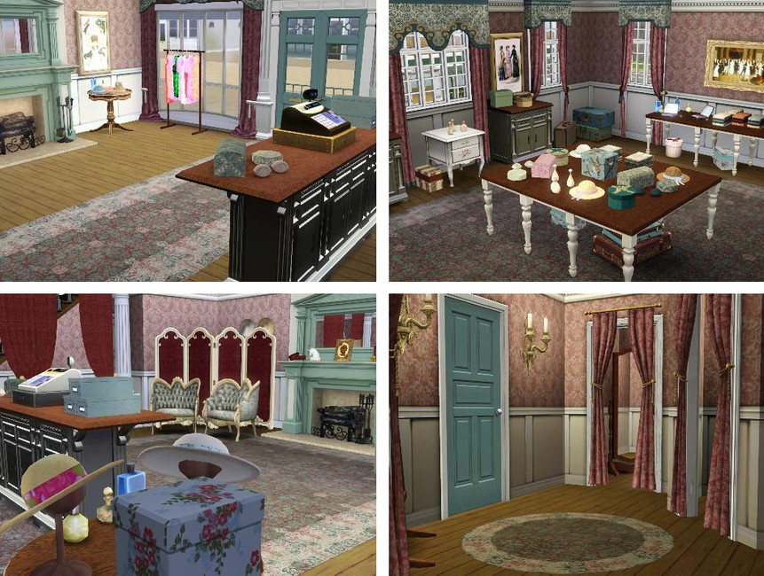 The Sims Resource - Victorian Ladies Shop and Spa