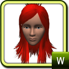 The Sims Resource | Red head for girls