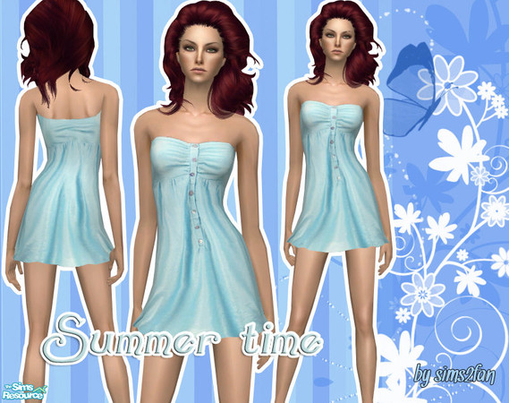 The Sims Resource | Summer time dress 3