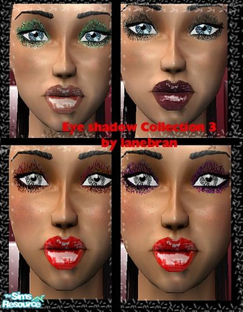 The Sims Resource | Shadow Collection 3 Dark Shades