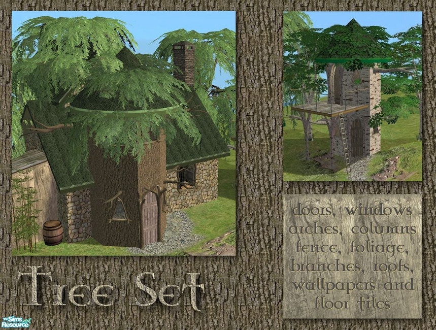 The Sims Resource - Tree House Set