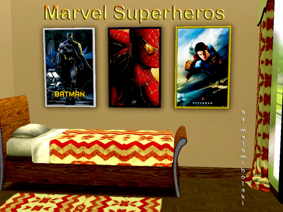 The Sims Resource | Marvel Superheros Posters