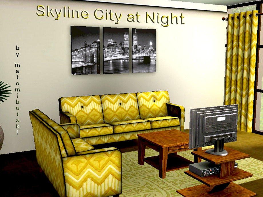 The Sims Resource | Skyline City at Night
