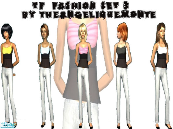 The Sims Resource | TF Fashion Set 3