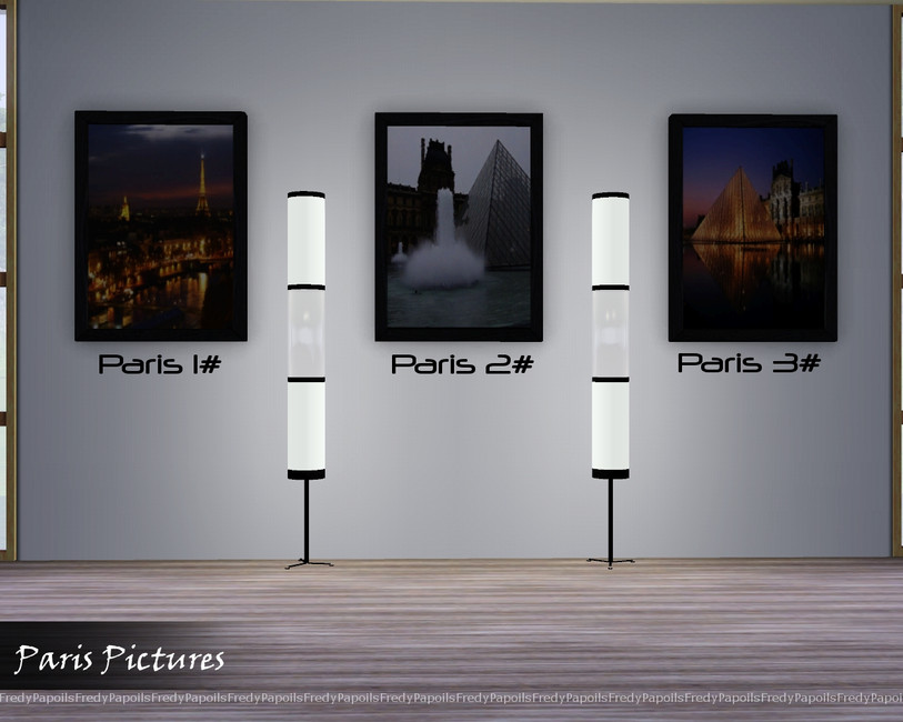 The Sims Resource - Paris Paintings