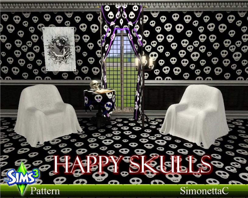 The Sims Resource - Happy Skulls