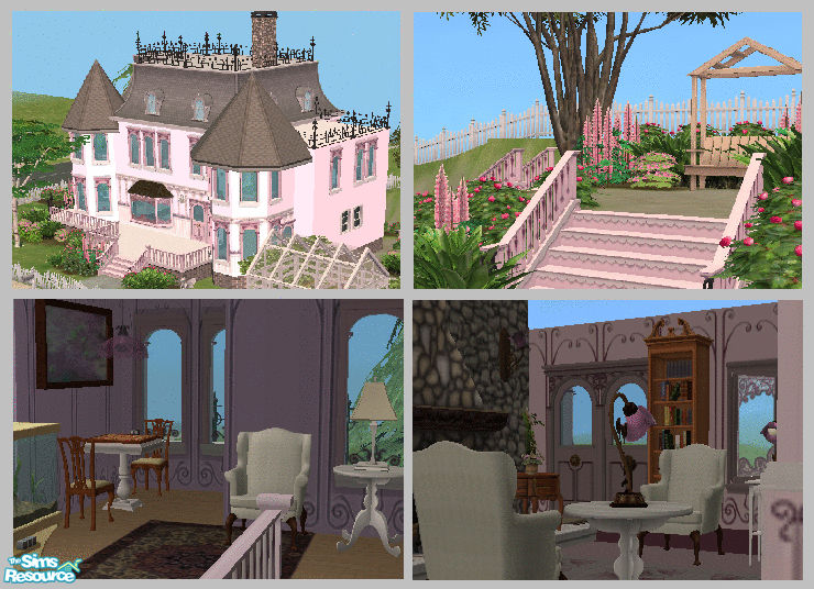 The Sims Resource | Pretty Pink House