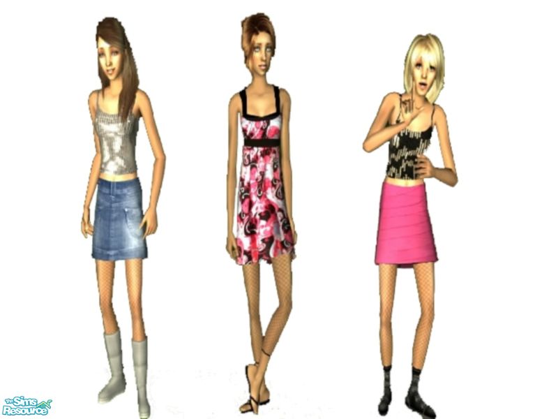 The Sims Resource - TF Fashion Set 6