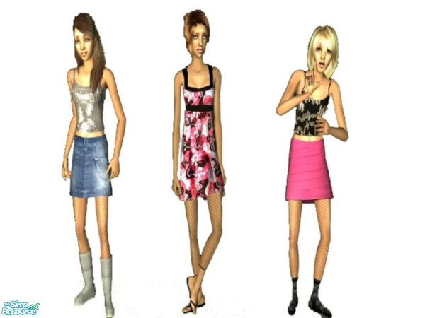 The Sims Resource - TF Fashion Set 6