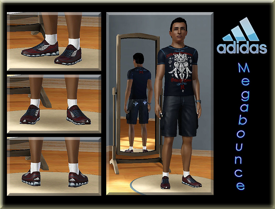 The Sims Resource | Adidas Megabounce Running Sneakers