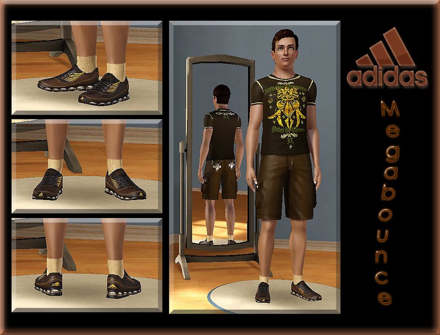 The Sims Resource | Adidas Megabounce Running Sneakers