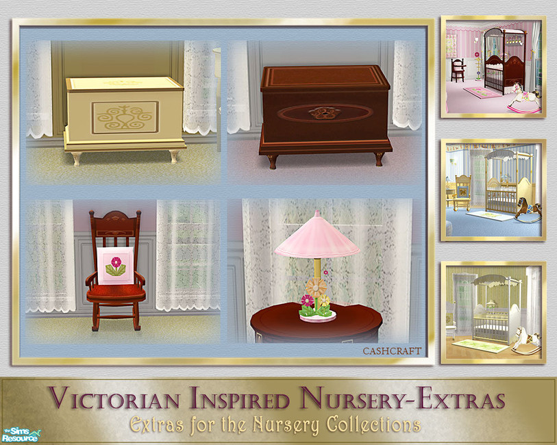The Sims Resource - Victorian Nursery Extras