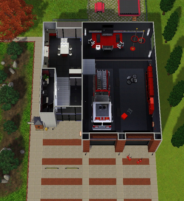 The Sims Resource - Fire Station