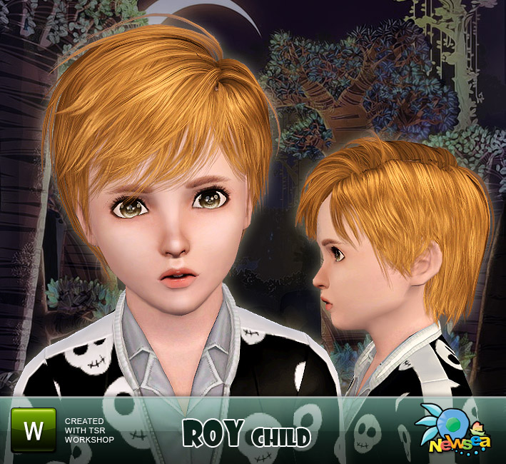 The Sims Resource | Newsea Roy Child Hairstyle