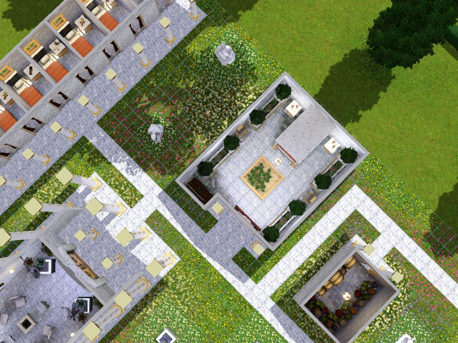 The Sims Resource | Temple of Asklepios (Ancient Greek Hospital)