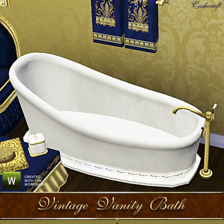 The Sims Resource | Vintage Vanity Bathtub