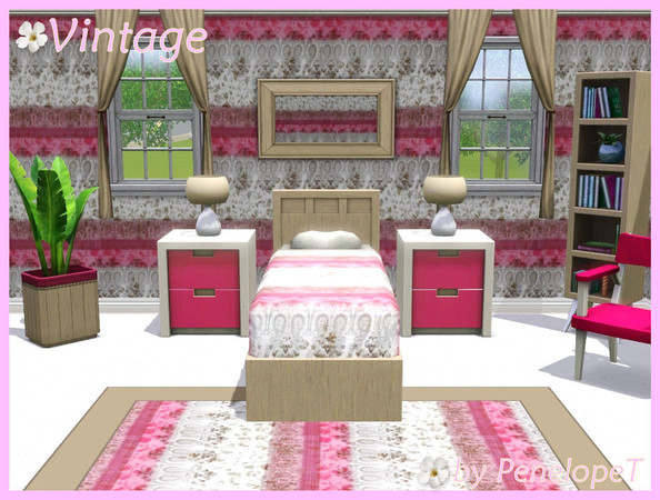 The Sims Resource | Vintage Pattern