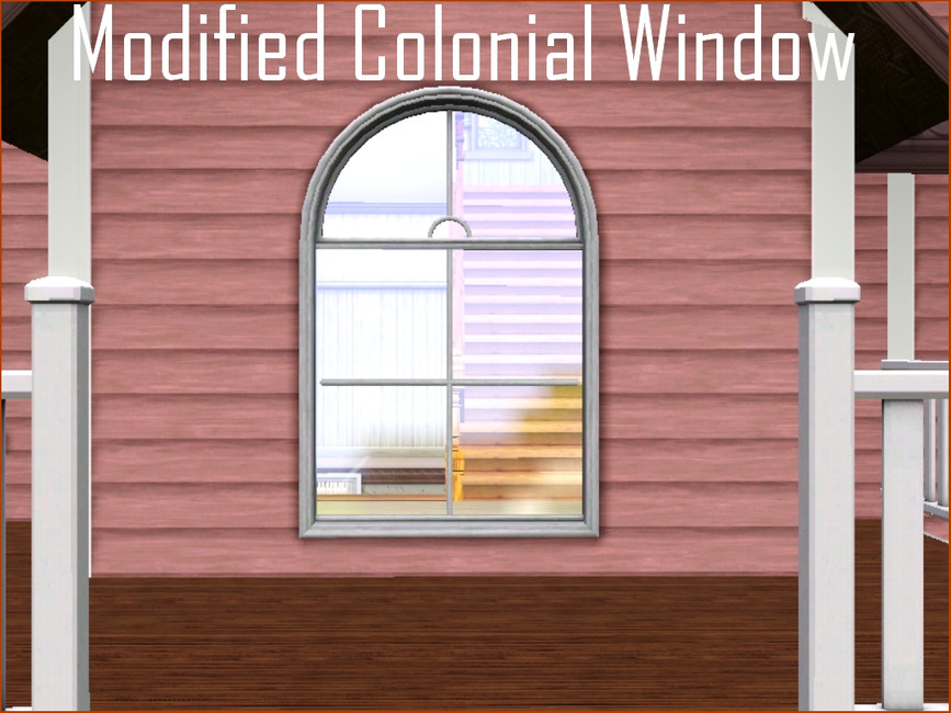 The Sims Resource - Modified Colonial Window - Four Squares