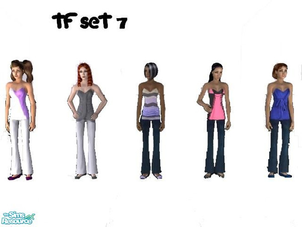 The Sims Resource - TF Fashion Set 7
