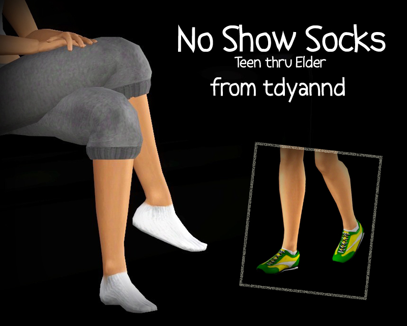 The Sims Resource | No Show Socks