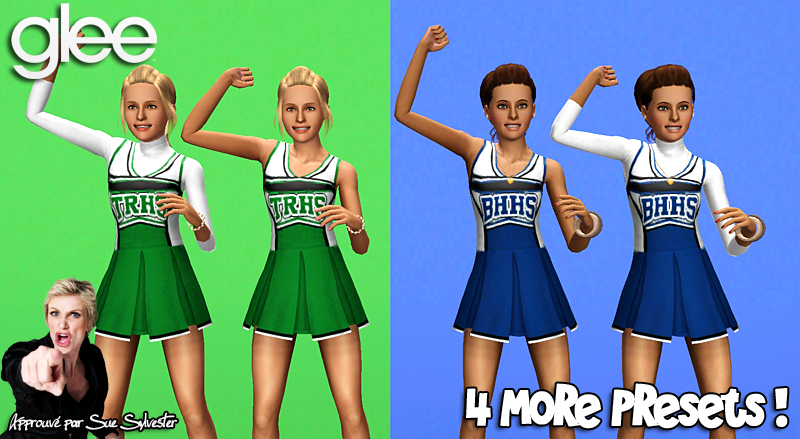 The Sims Resource | Cheerios Outfits - From GLEE