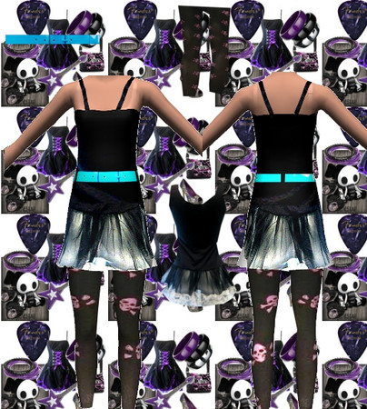 The Sims Resource | tutu emo girl