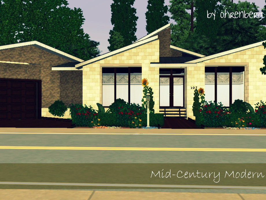 The Sims Resource | Mid-Century Modern