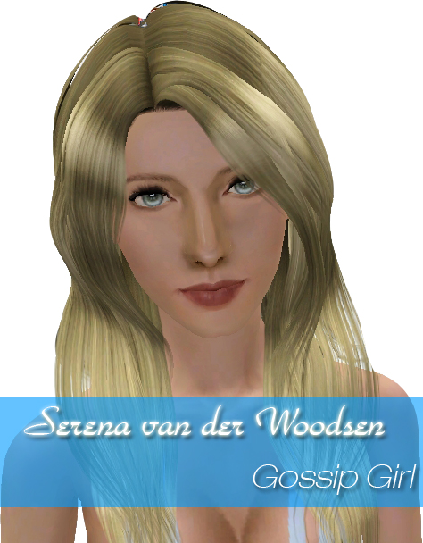 The Sims Resource | Blake Lively as Serena van der Woodsen