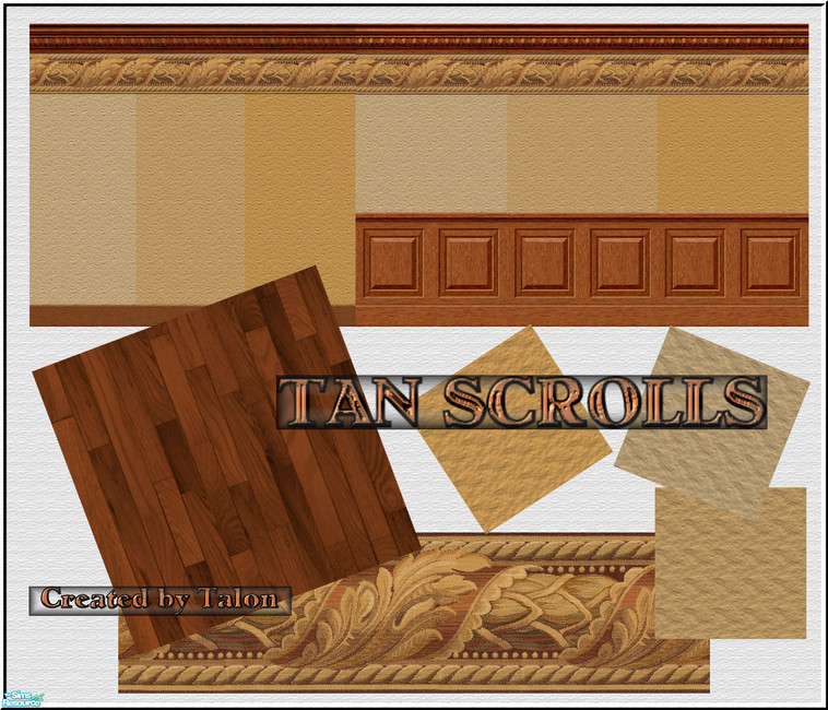 The Sims Resource - Tan Scrolls