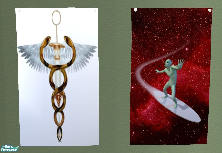 The Sims Resource | Medical Symbol- Caduceus Poster