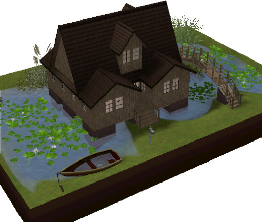 The Sims Resource | Fishing Shack Starter Home
