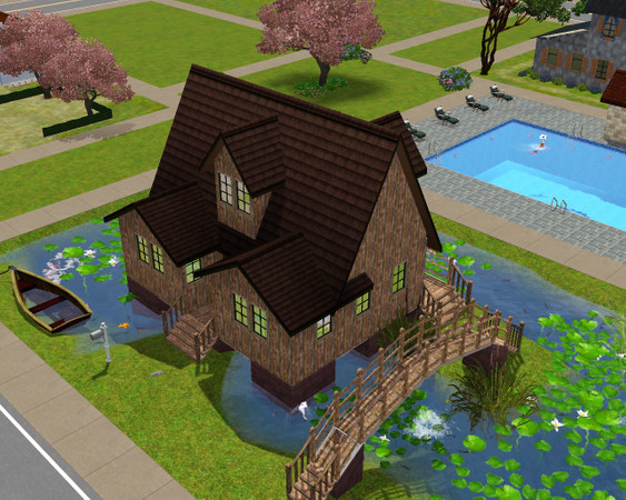 The Sims Resource | Fishing Shack Starter Home