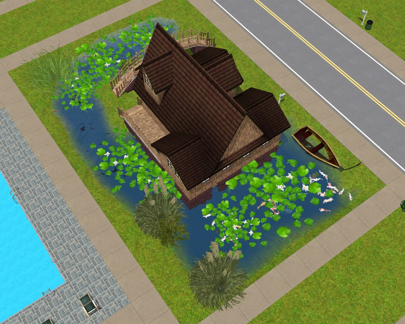 The Sims Resource - Fishing Shack Starter Home