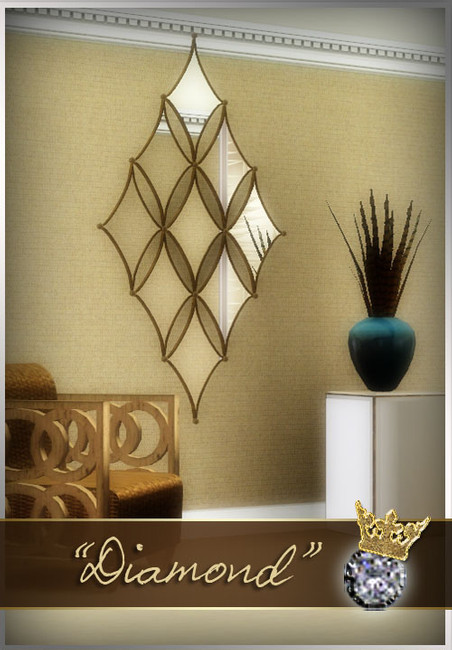 The Sims Resource - 3DL Imperio Sim Diamond Mirror
